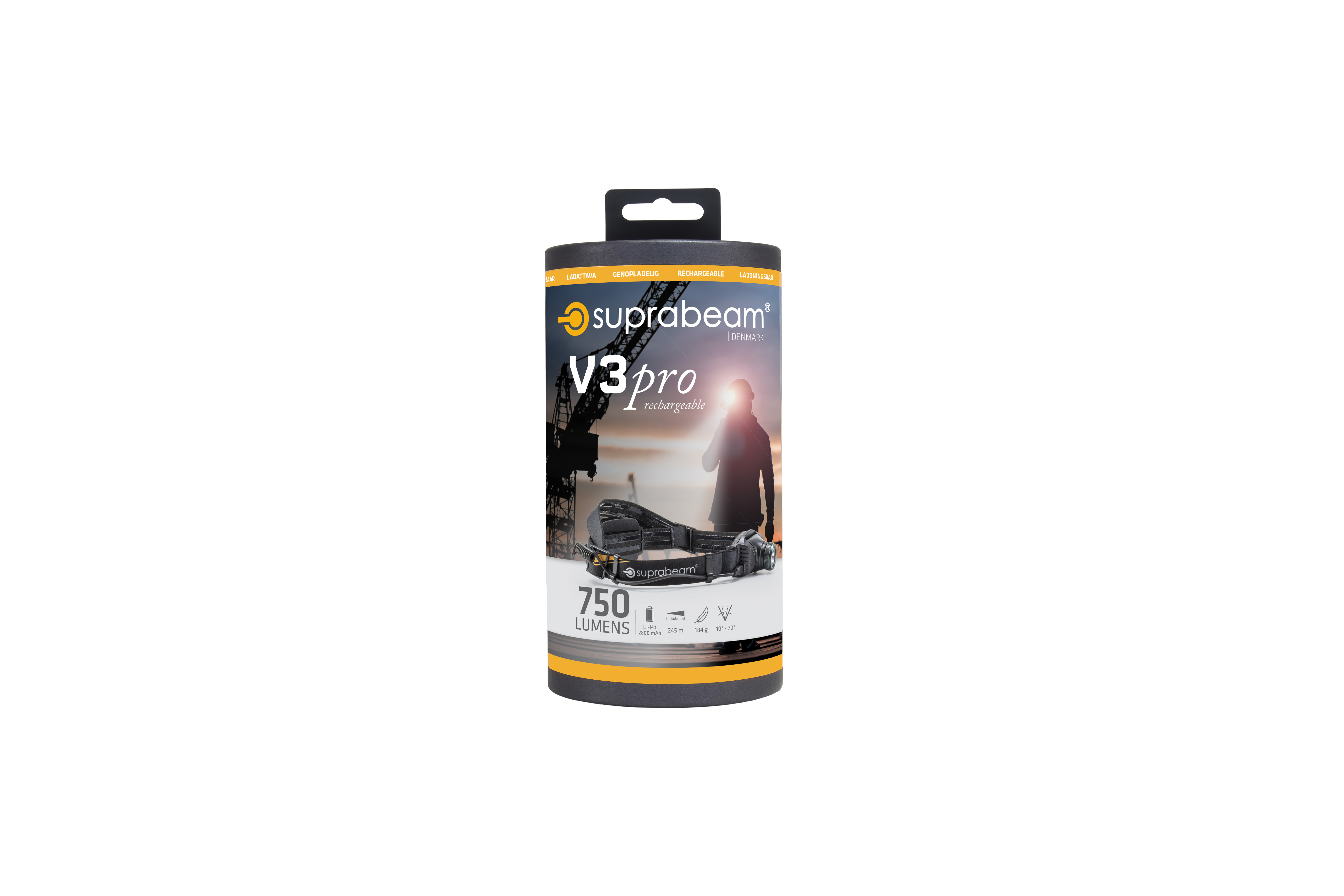 V3pro rechargeable product pictures | Suprabeam